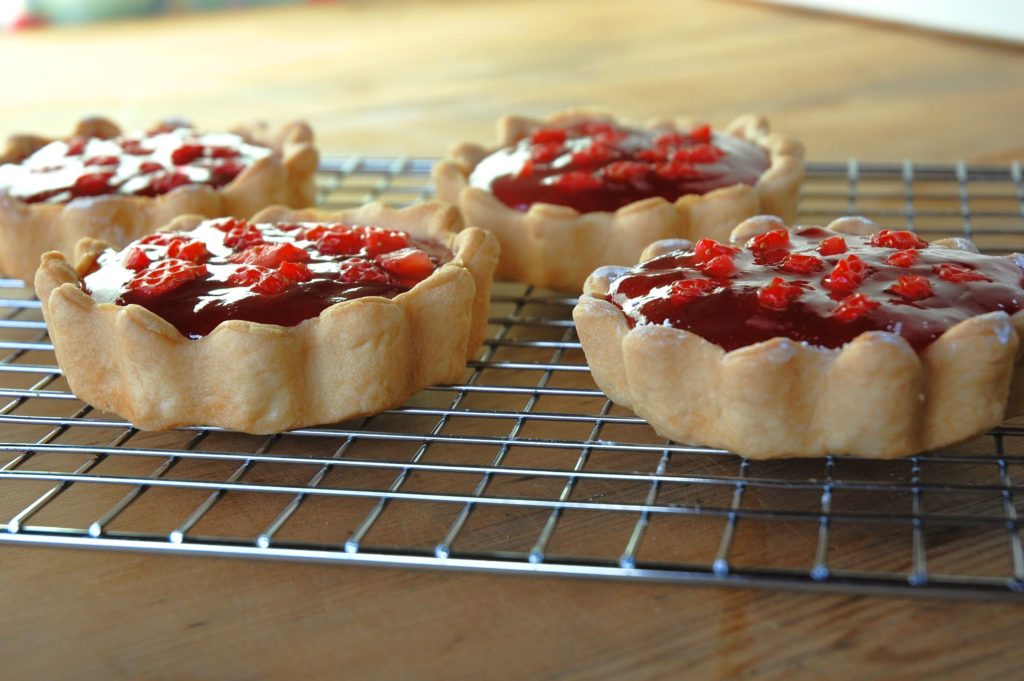 Mini strawberry jam and cream tarts - Jess Eats and Travels