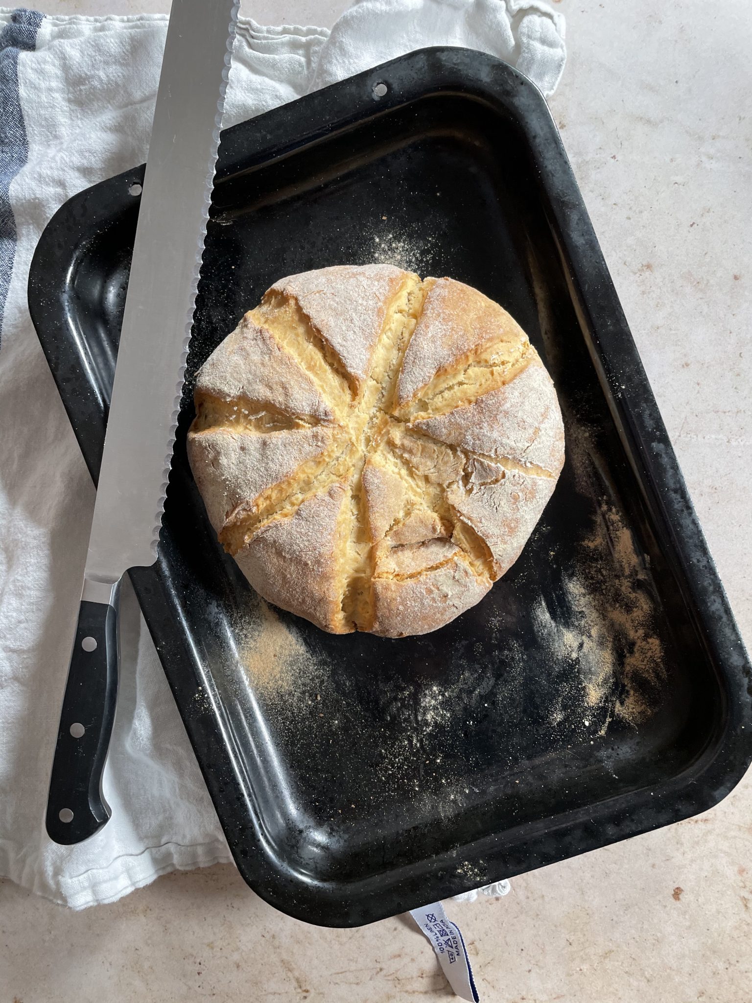 Damper Bread (Australian Soda Bread) - Jess Eats and Travels