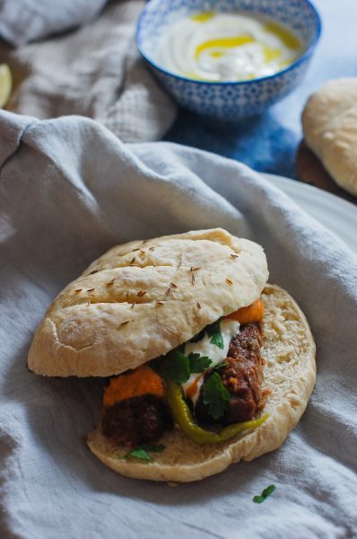 Lepinja Bread (Flatbread from the Balkans) - Jess Eats and Travels