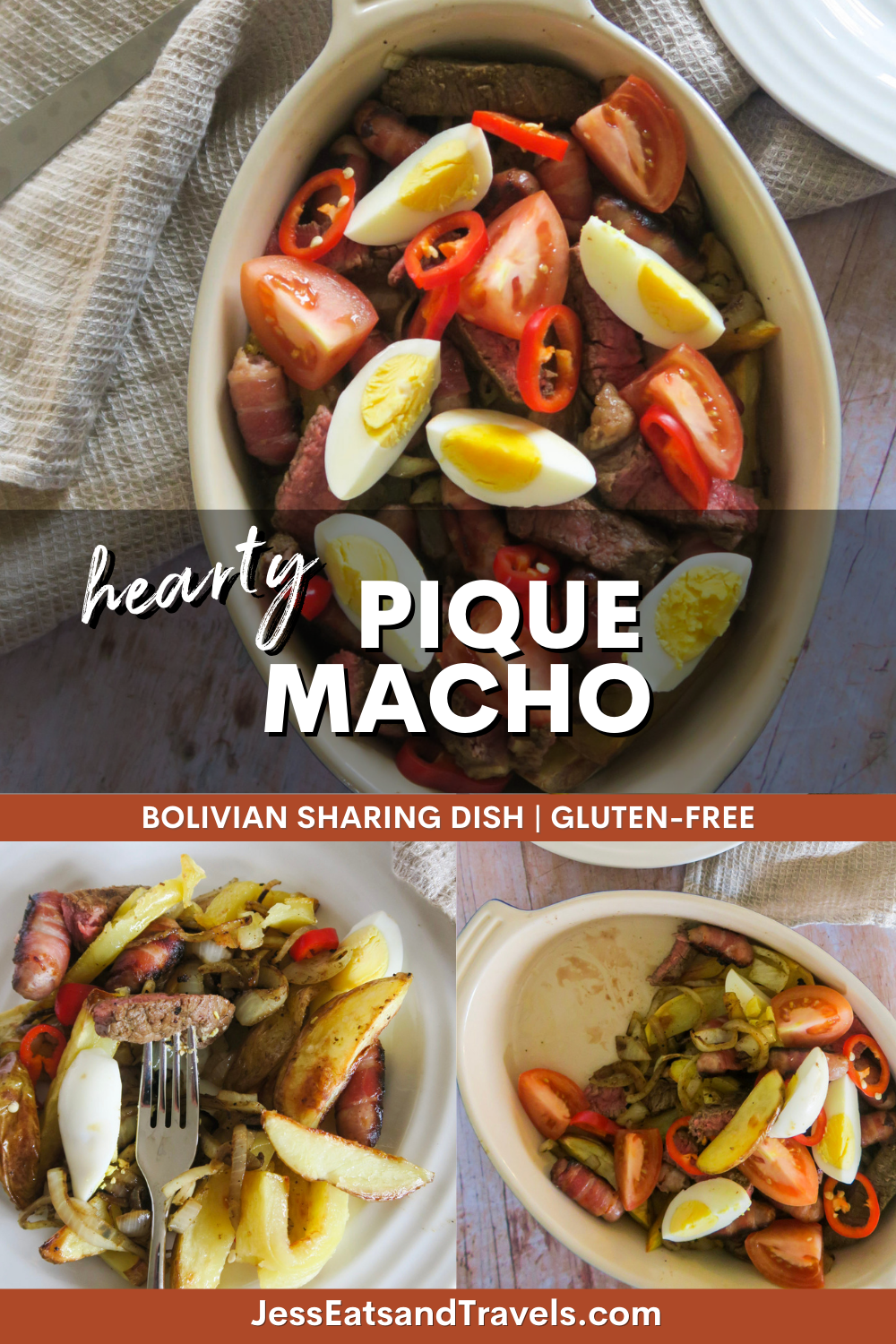 Pique Macho (A Bolivian sharing dish) - Jess Eats and Travels